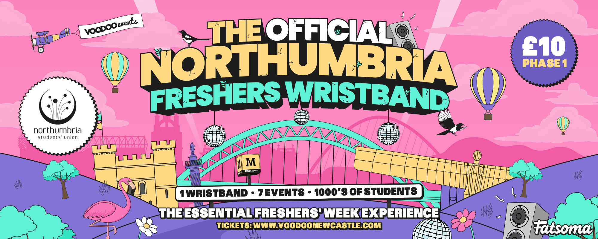 Freshers 2022 | Northumbria Students' Union